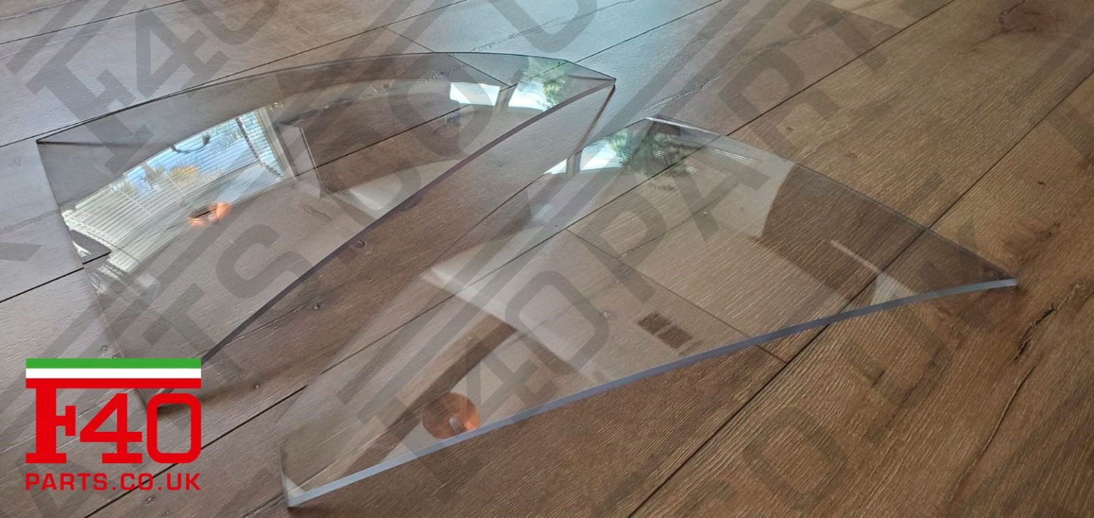Glass rear quarter (right hand) - F40 Parts
