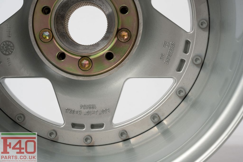 Ferrari 288 GTO Speedline Front Wheels - F40 Parts