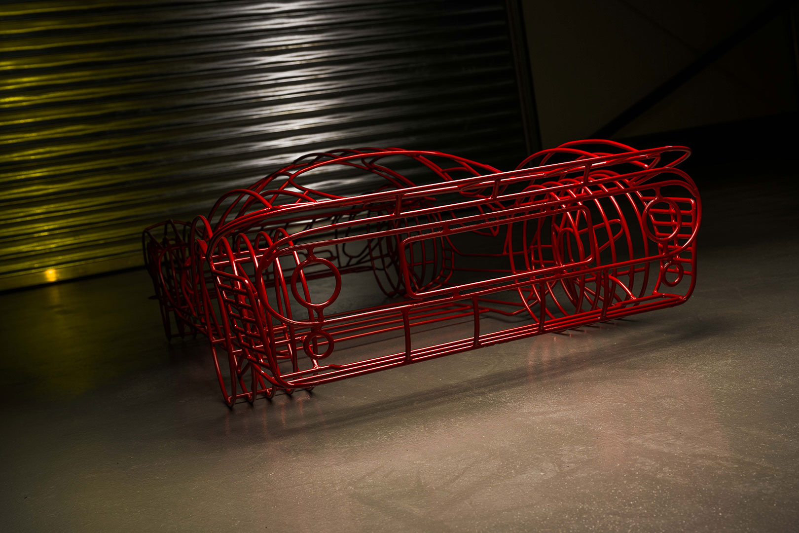 Ferrari P4 wire sculpture - F40 Parts
