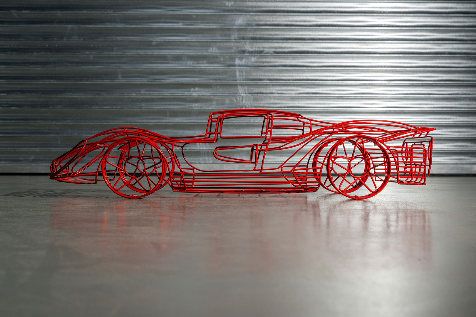 Ferrari P4 wire sculpture - F40 Parts