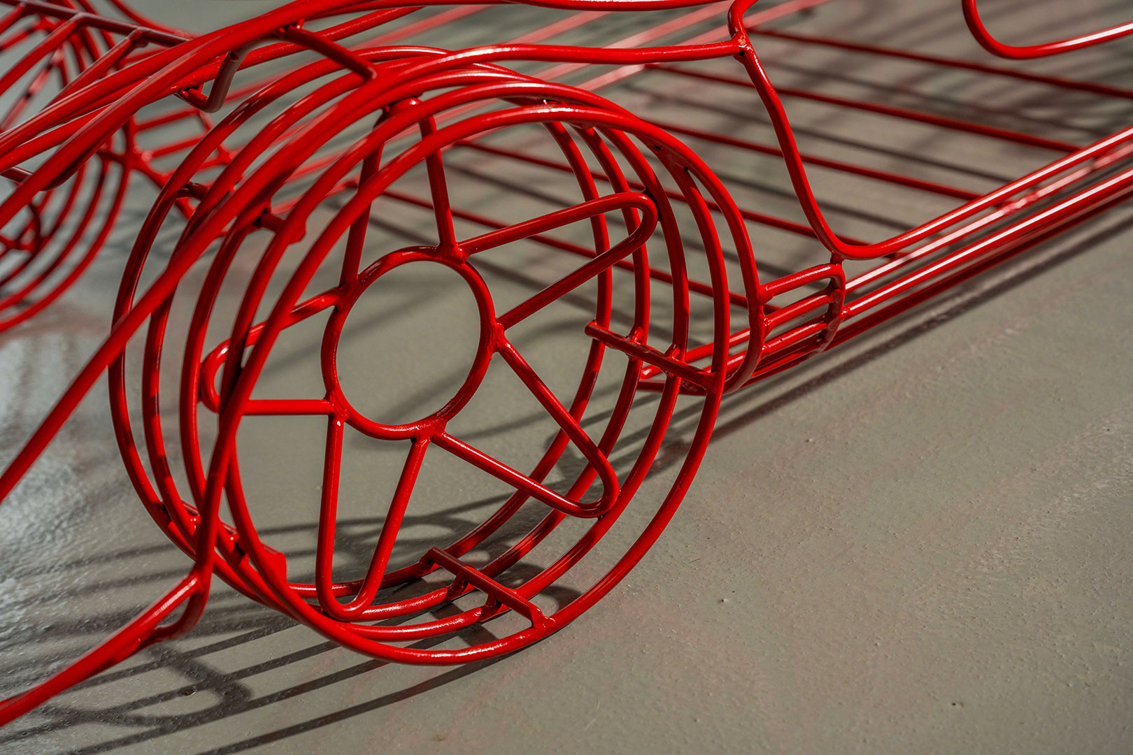 Ferrari P4 wire sculpture - F40 Parts