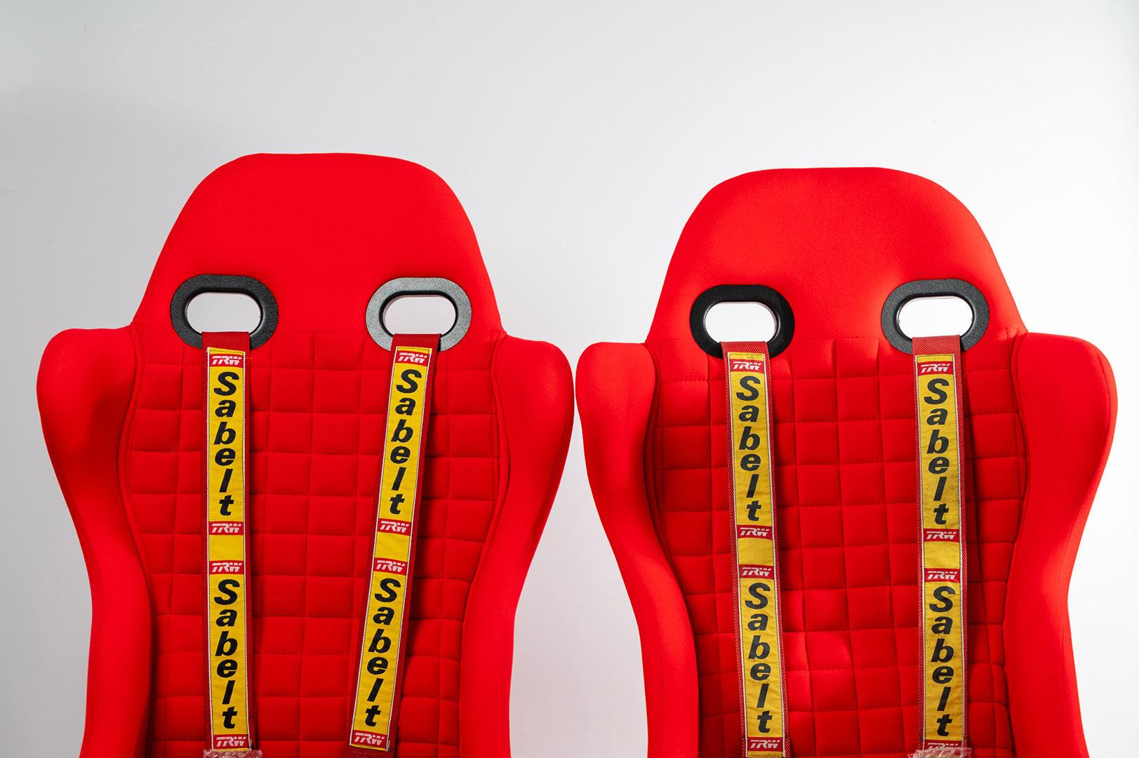 Ferrari F40LM Seats with Sabelt Race Harnesses - F40 Parts
